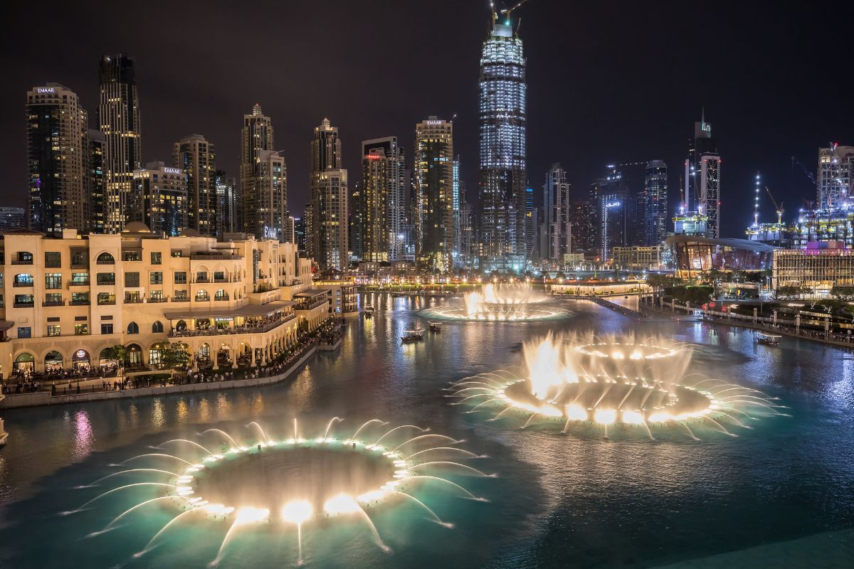 La fontaine de Dubaï : spectacle burj khalifa | horaires