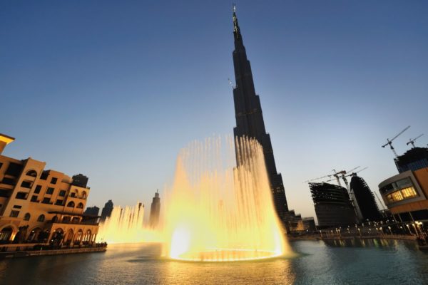 La fontaine de Dubaï : spectacle burj khalifa | horaires